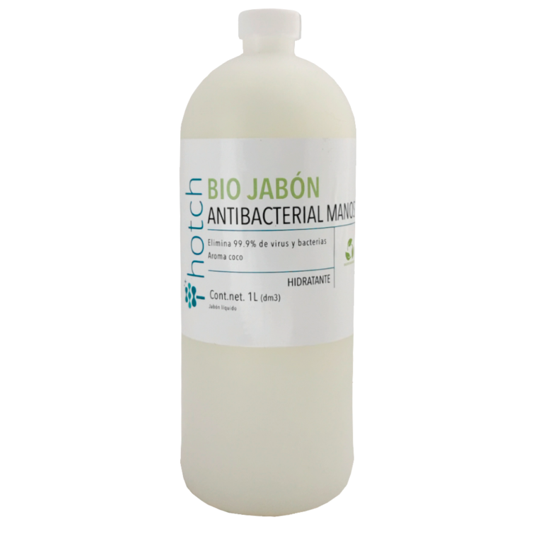 Bio jabón antibacterial manos (coco) 1l - What The Health!