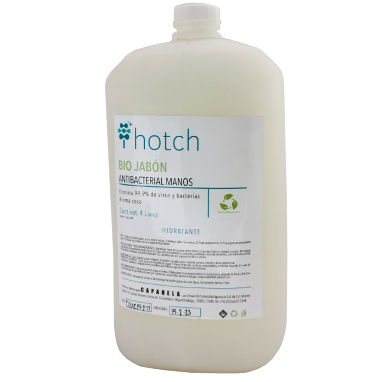 Bio jabón antibacterial manos (coco) 4l - What The Health!