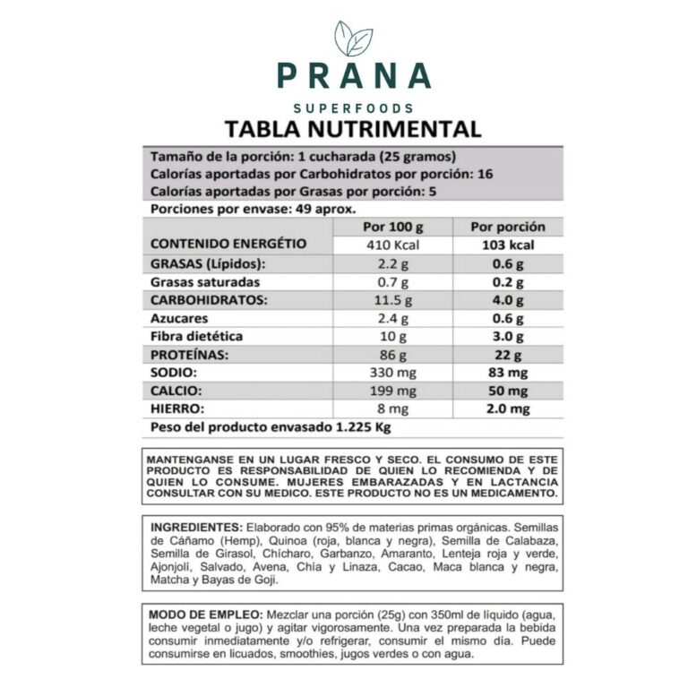 PRANA con SUPERFOODS (Proteína Vegetal) - What The Health!