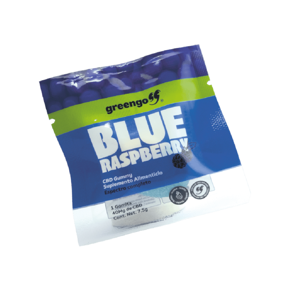 Blue Raspberry Gomita Individual CBD Full Spectrum+D8 (Sueño) - What ...