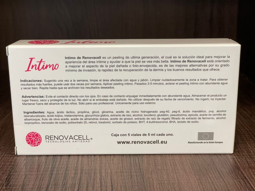 INTIMO Renovacell - Peeling de nueva generación - What The Health!